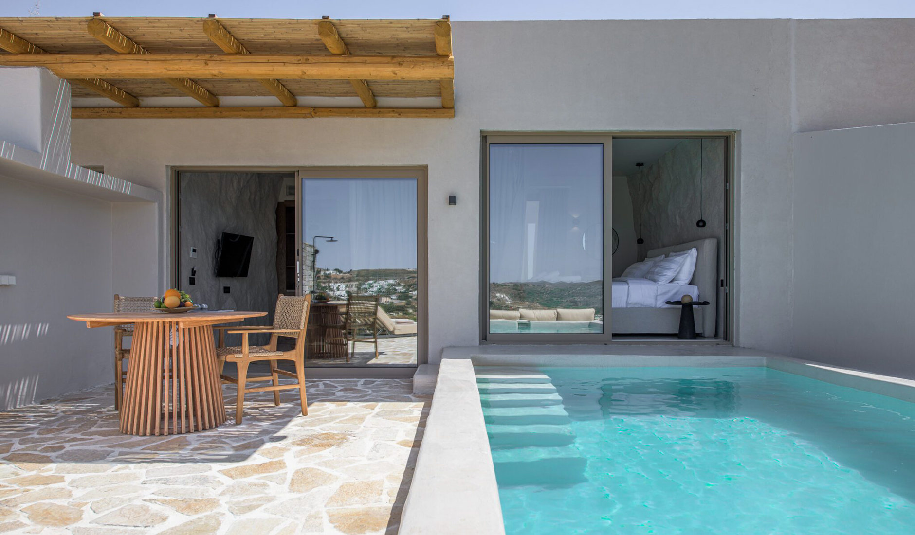 The Best Chic Hotels in Milos, Greece • by TravelPlusStyle.com
