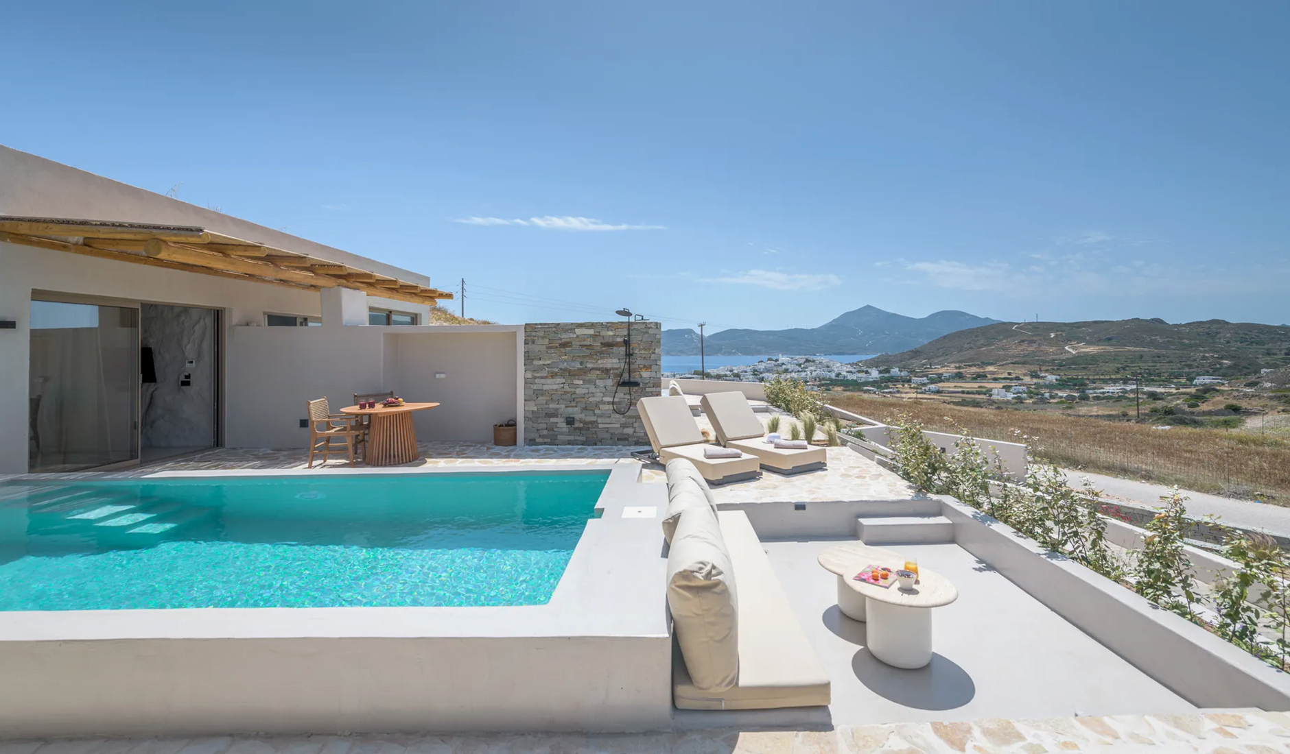 The Best Chic Hotels in Milos, Greece • by TravelPlusStyle.com